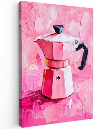 Roze - Verf - Coffee Buiten canvas | Uv-en weerbestendig | Bestel nu ...